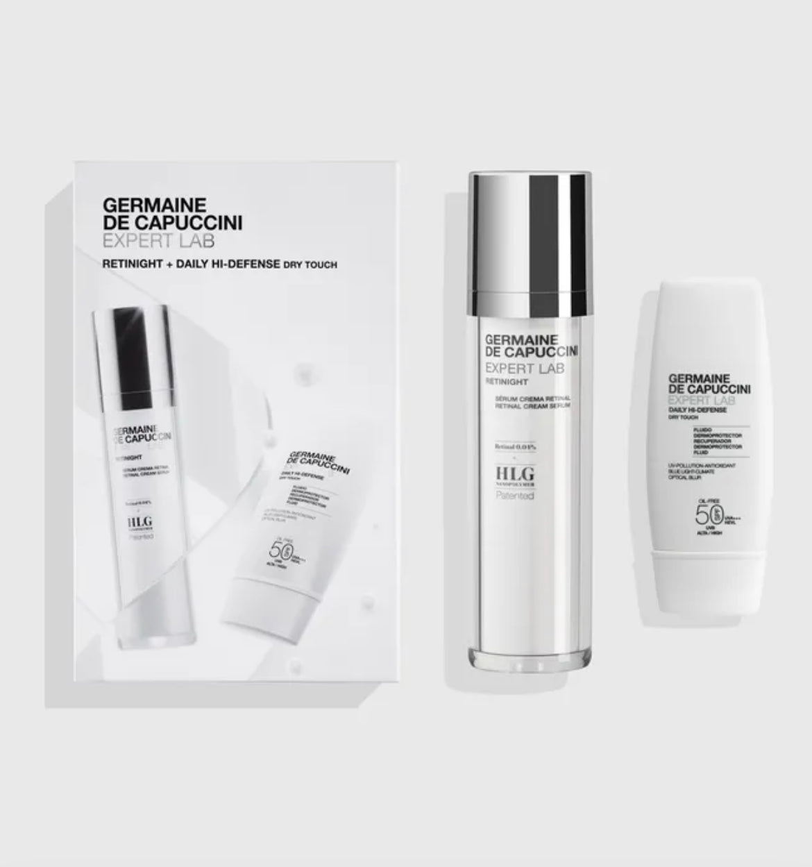 Expert Lab Set (Daily Hi-Defence Dry Touch + Retinight) – Advanced ...
